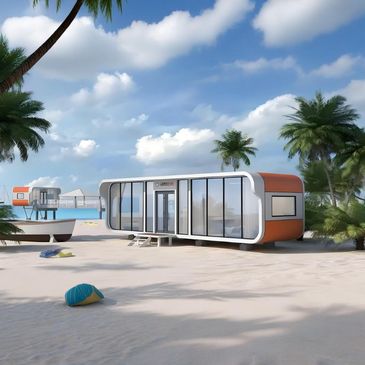 Modern Luxury Office Pod Steel Frame Prefabricated Soundproof Work ...