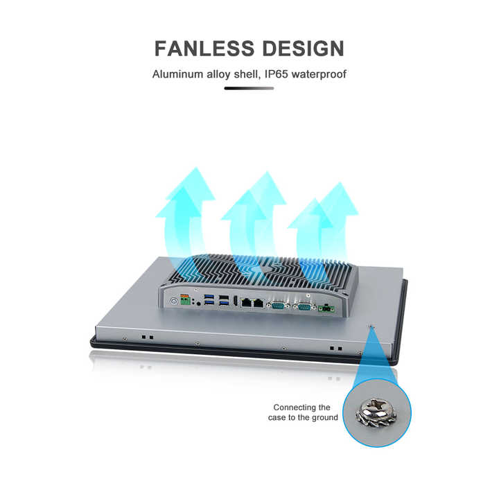 10.4 12.1 15 17 19 21.5Inch I3 I5 I7 1000Nits Rs485 Rs232 Hmi Touch Screen Pc All in One Touch ...