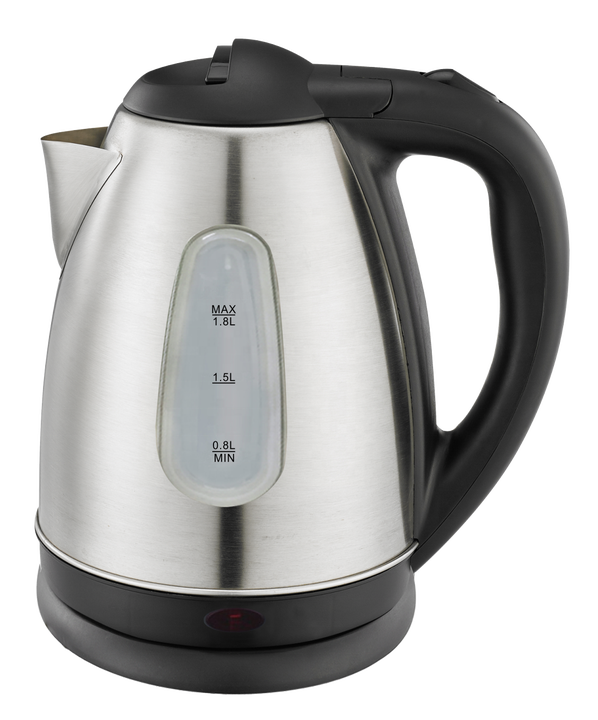 1.8L Stainless Steel Electric Kettle - Fast & Safe Heating