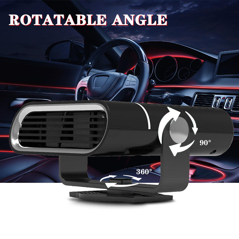 1000W 12V/24V Portable Car Heater Electric Fan Dryer Windshield ...