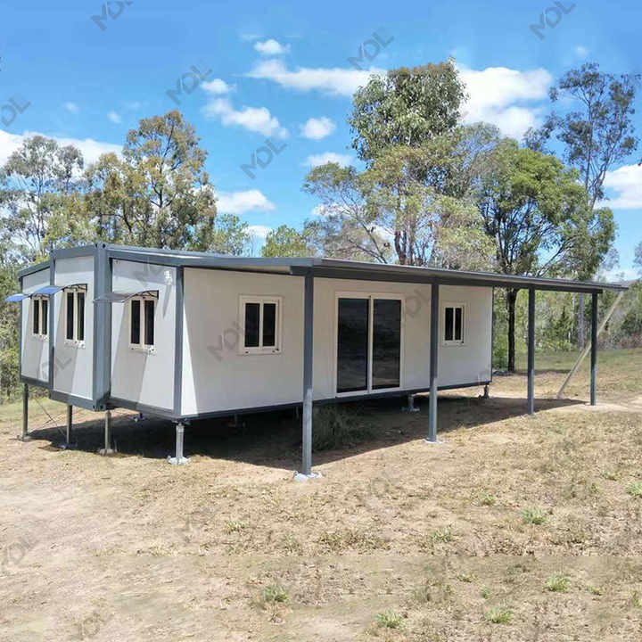 Movable Steel Frame Building Prefab Tiny Shipping Container House Fast ...