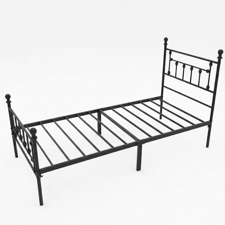 Custom Modern Iron Double Bed Strong Durable Foldable Portable Mobile ...
