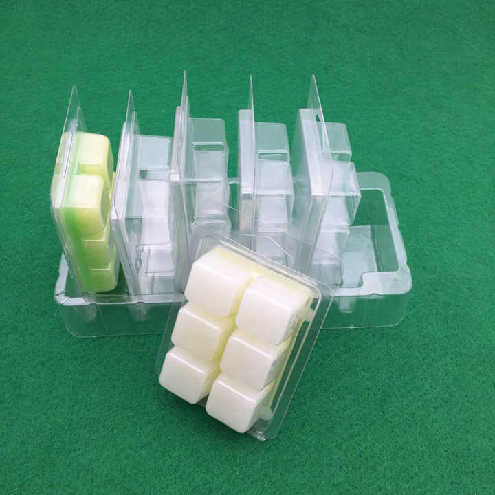 Recyclable Clamshell Trays for Wax Melts - PET Material