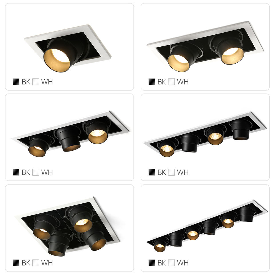 New Recessed Spotlight Down Light Zigbee CCT Beam Angle Adjustable ...