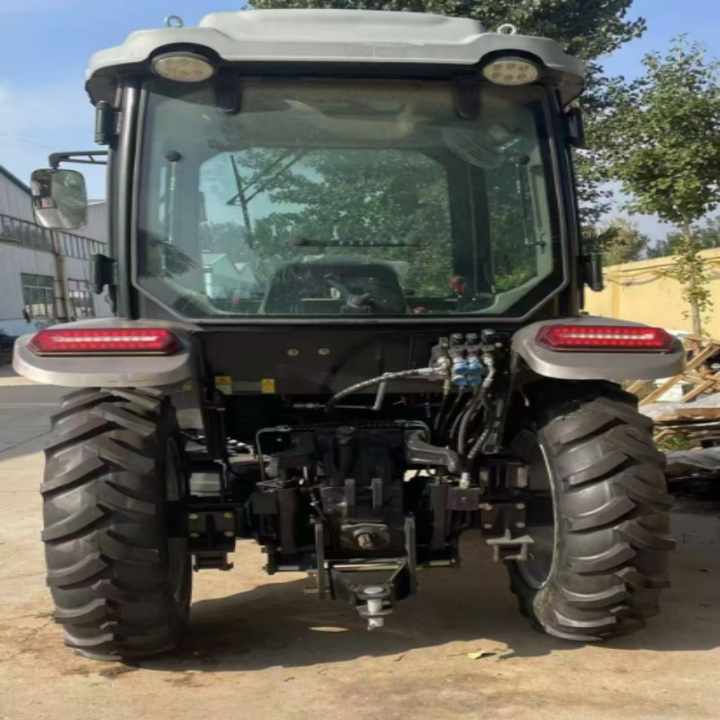New Trend 80HP Four Wheel Drive Gear Drive Tractor Large Agricultural ...