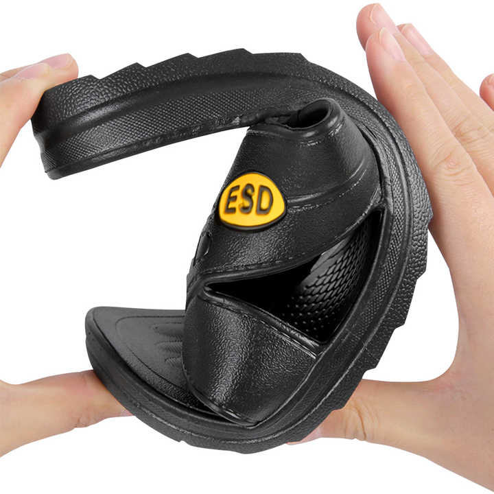 Hot Sale SPU Material ESD Safety Shoes Anti-static Slipper Anti-slip ...
