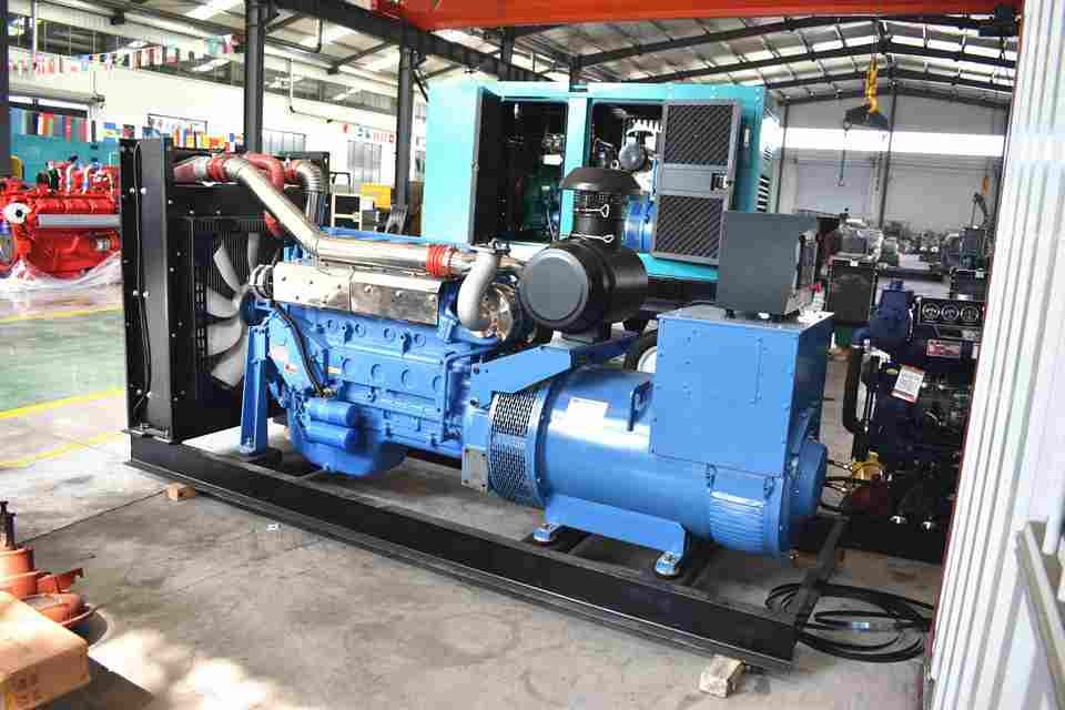 300Kw/375Kva Open Frame Electric Generator Set Auto Start 1500rpm 50 ...