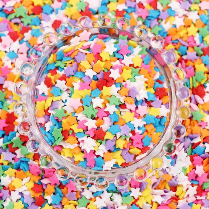 For Edible Circle Shape Confetti Sprinkles for Birthday Cake and ...