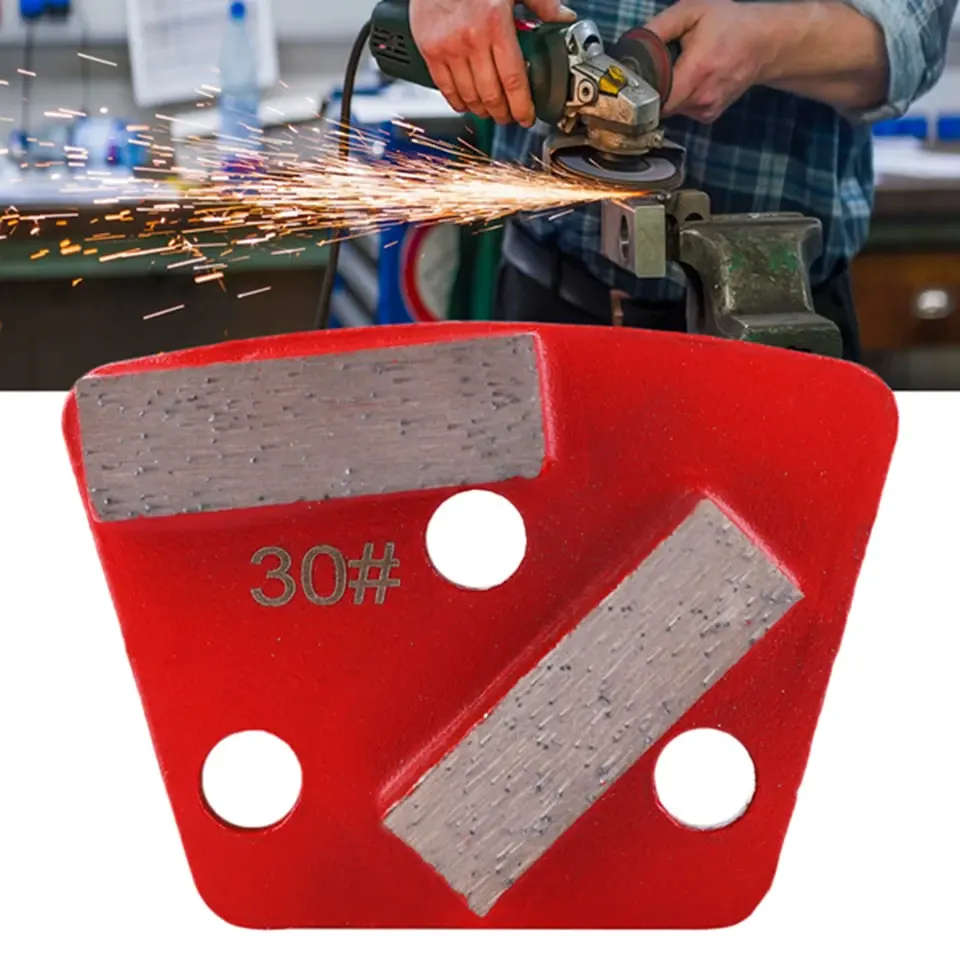 Trapezoid #30 Grit Metal Scraper Buffing Pads for Car Bodies Floor ...