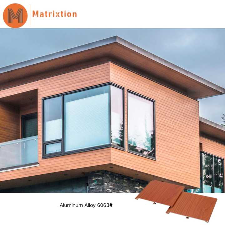 Timber Look External Cladding - Durable Aluminum Panels