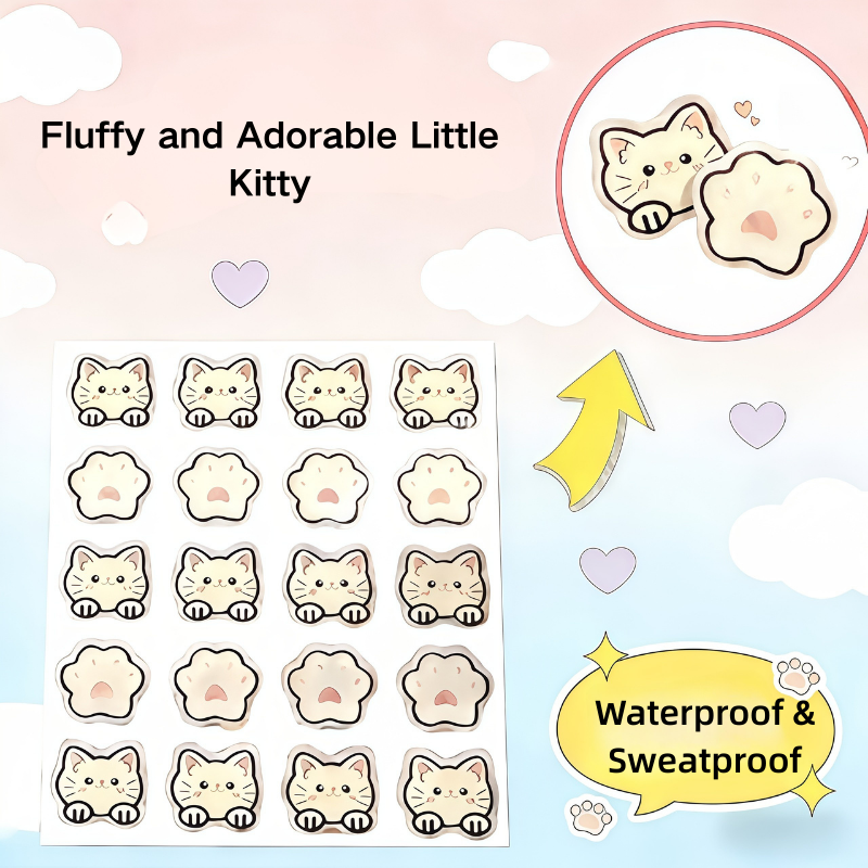Kitten-Shaped Hydrocolloid Acne Patch for Skin Care Soothing Skin Zit ...