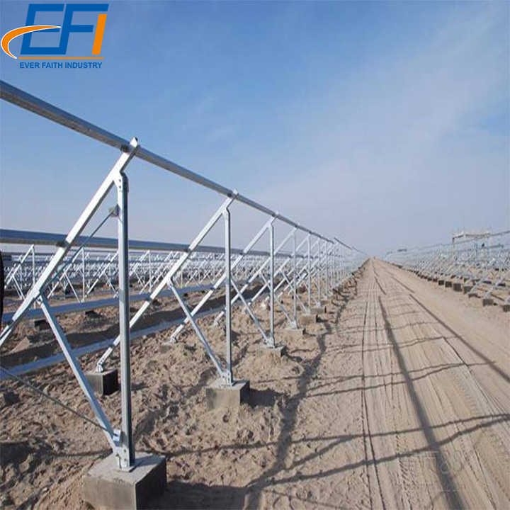 C Channel Mounting Bracket - Galvanized Steel Pole Mount