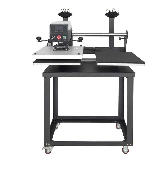 Double Station Pneumatic Heat Press Machine Double Flat Heat Press ...