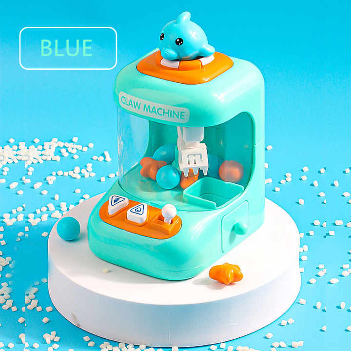 Children Mini Cartoon Prize Claw Game Machine Toys Kids Plastic Animal ...