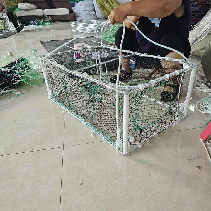 Galvanized Quadrangle Cage Octopus Cuttlefish Trap Crayfish Trap Crab ...