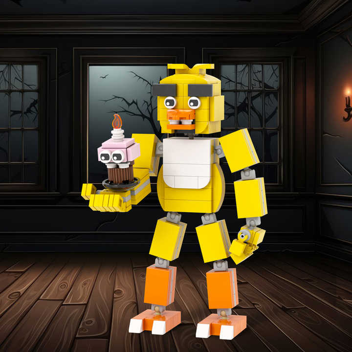 FNAF Building Block Set: Freddy, Chica, Foxy & More Toys