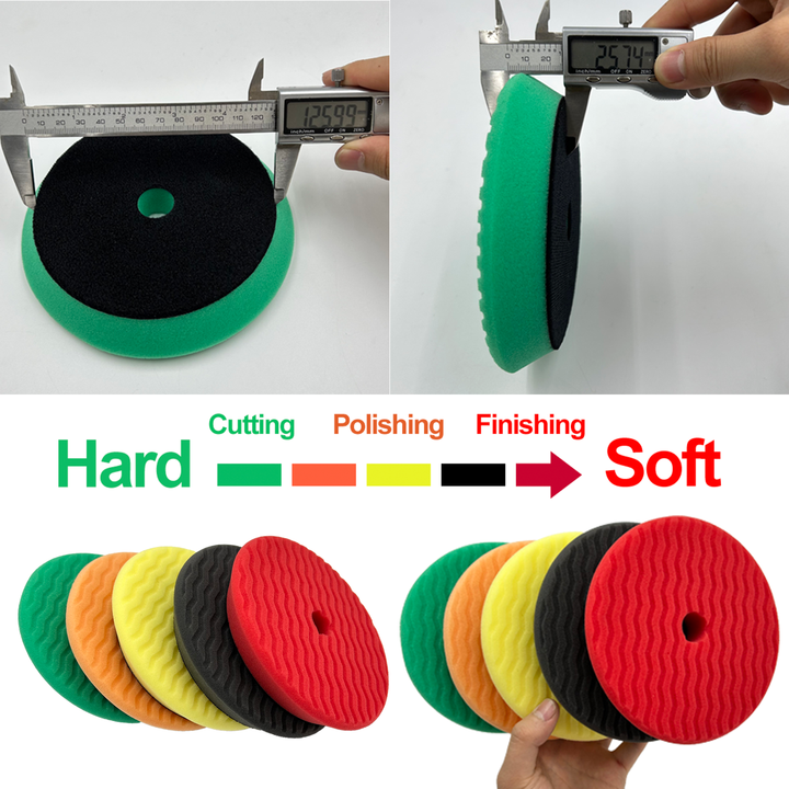 5in Professional Foam Car Polishing Pads From Buffing King Factory OEM ...