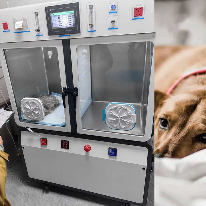 ICU Hospital Cage - Full Function Veterinary Medical Equipment