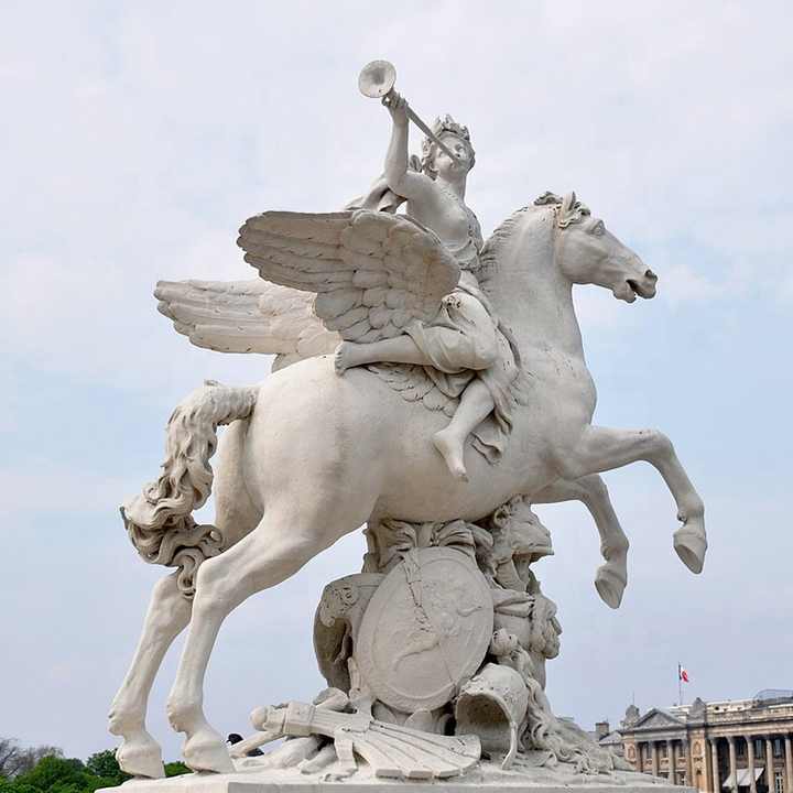 Flying Cherub Statue