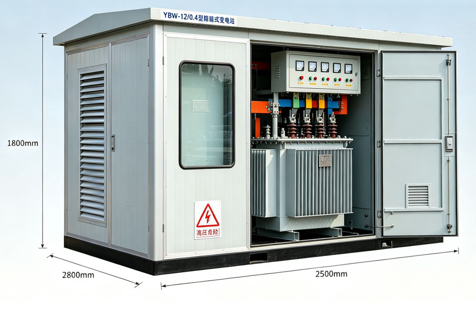 "Three-Phase Portable Transformer Substation for Mobile Power ...