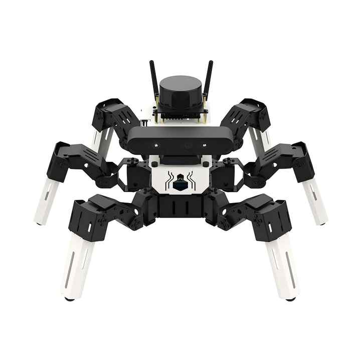 Raspberry Pi 5 Hexapod Robot Kit Bionic Spider with AI Vision Tracking ...