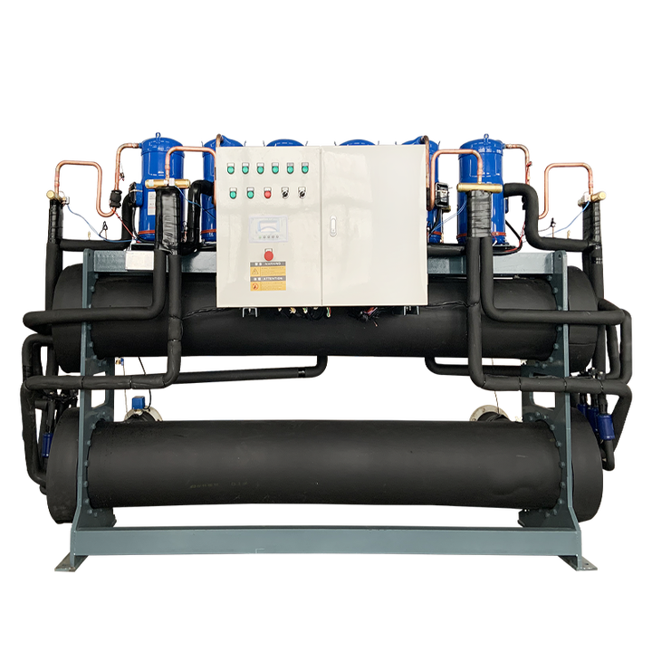 Factory Price Shell and Tube Condenser Dual Circuit Screw Chiller R134a ...