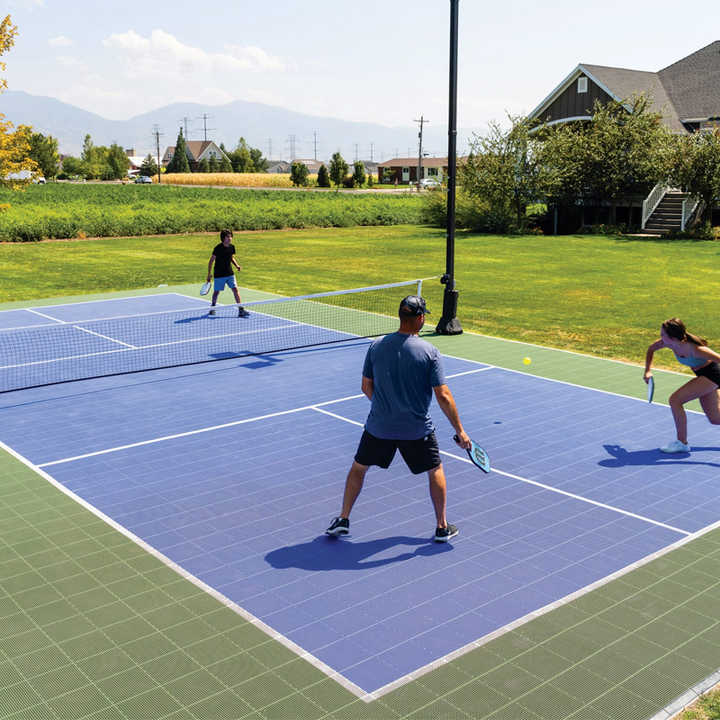 Easy-to-Install Portable Outdoor Pickleball Court Flooring