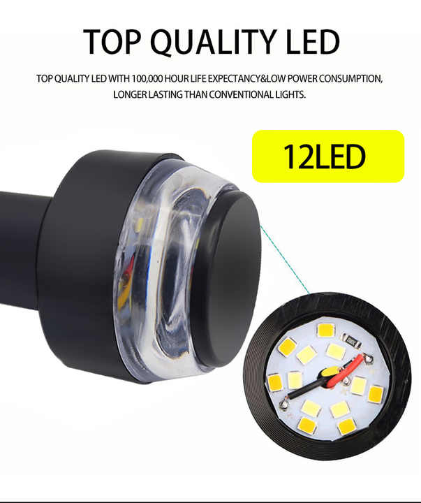 Anti-fall Turn Signals - Motorcycle LED Handle Bar End Blinkers