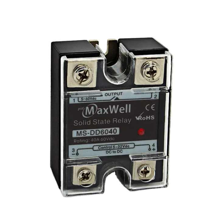 Maxwell MS-DD6040 SSR-40DD 40A Solid State Relay - 2 Year Warranty
