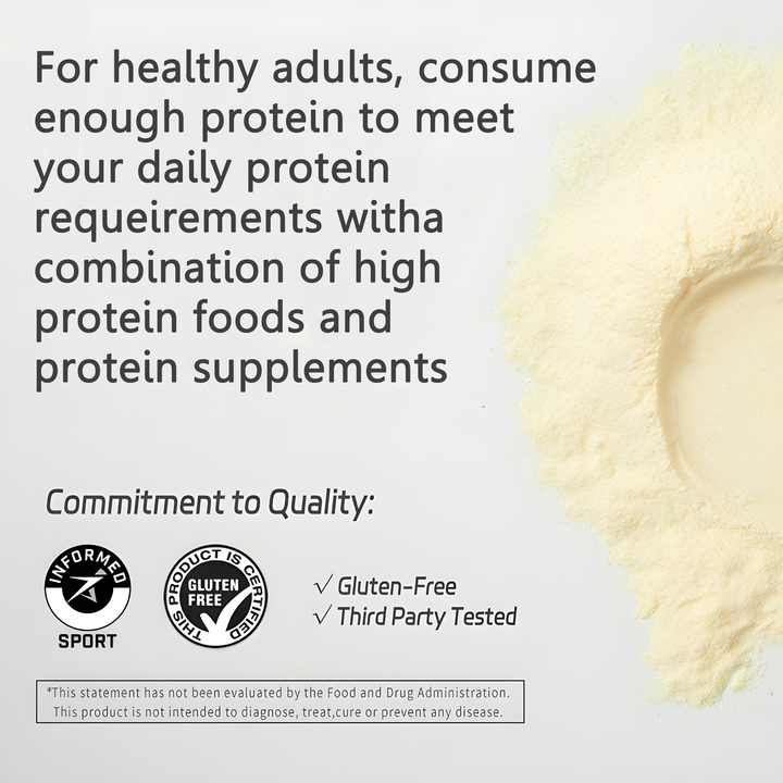 100% Pure Whey Protein Powder - Quality Weight Gain Supplement