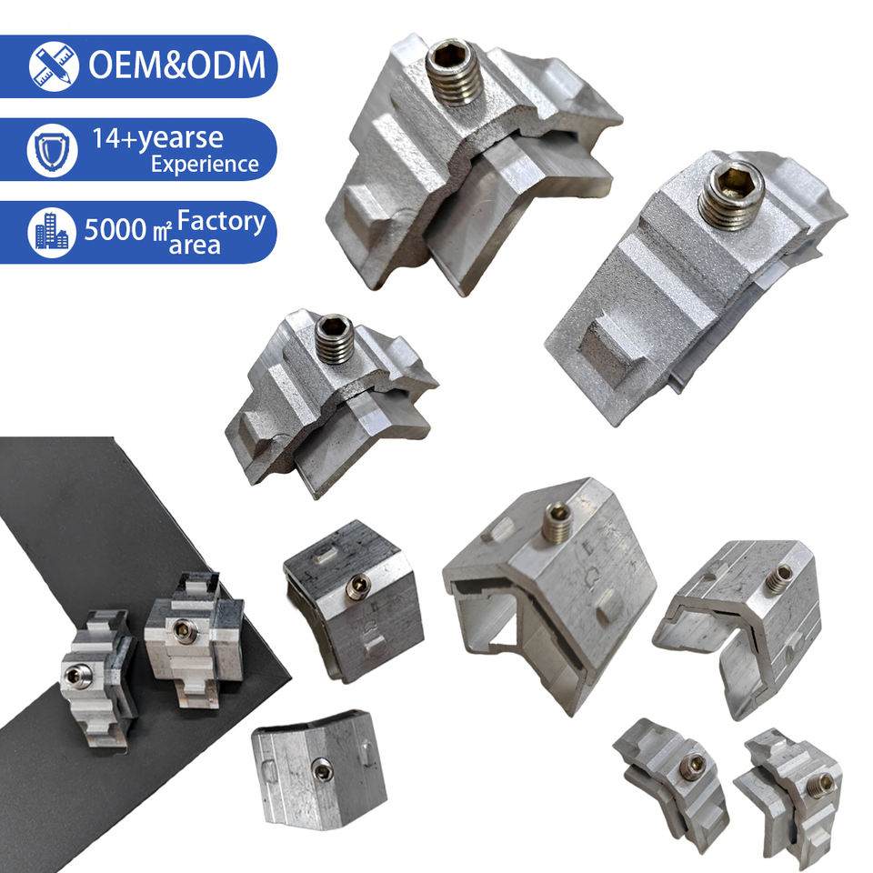 Modern Heavy Duty Aluminium Corner Bracket with Screw Installation ...