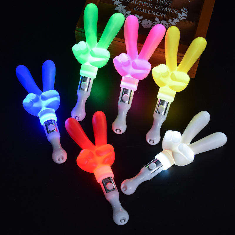 Victory Gesture V Stage Concert Party LED Glow Sticks for Event Party ...