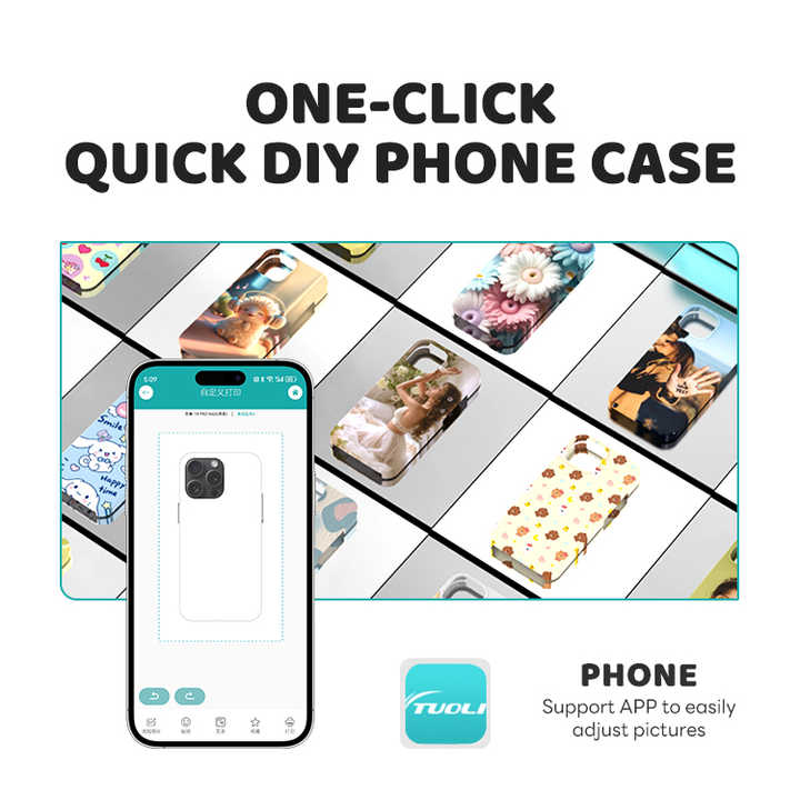 TUOLI 3D Sublimation Mobile Phone Case Printer - Customizable