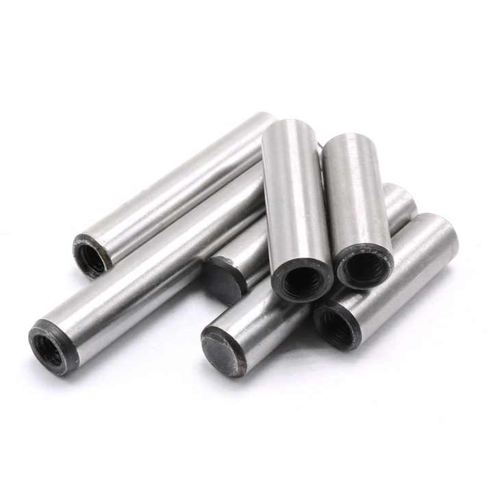 M4 - M42 Alloy Steel Parallel Pins with Internal Thread