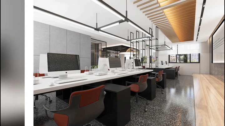 Coworking Spaces Office Table Workstation Modular 4 6 Seater People ...