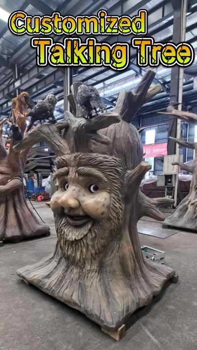 Artificial Speaking Tree - Interactive Animatronic Model