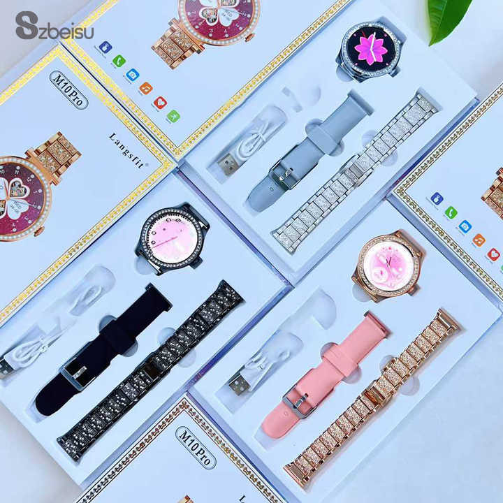 Christmas Birthday Gift 2026 NEW Arrival M10 PRO Smart Watch Suit 4 In1Smart Watch M10 PRO Set ...