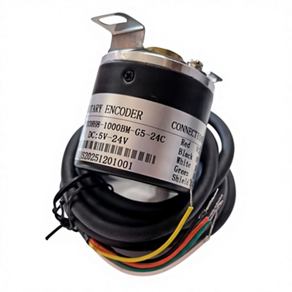 KASEI LPD38H8 Optical Rotary Encoder RS485 Digital Sensor 6mm Shaft NPN ...