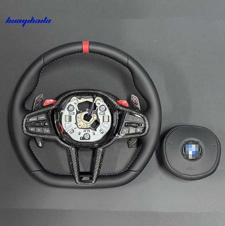 Wholesale G20 G30 M Sport Carbon Fiber Leather Sport Interior Steering ...