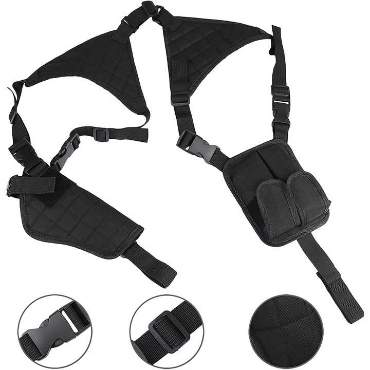 Shoulder Gun Holster with Magazine Pouch - Tactical Accessories