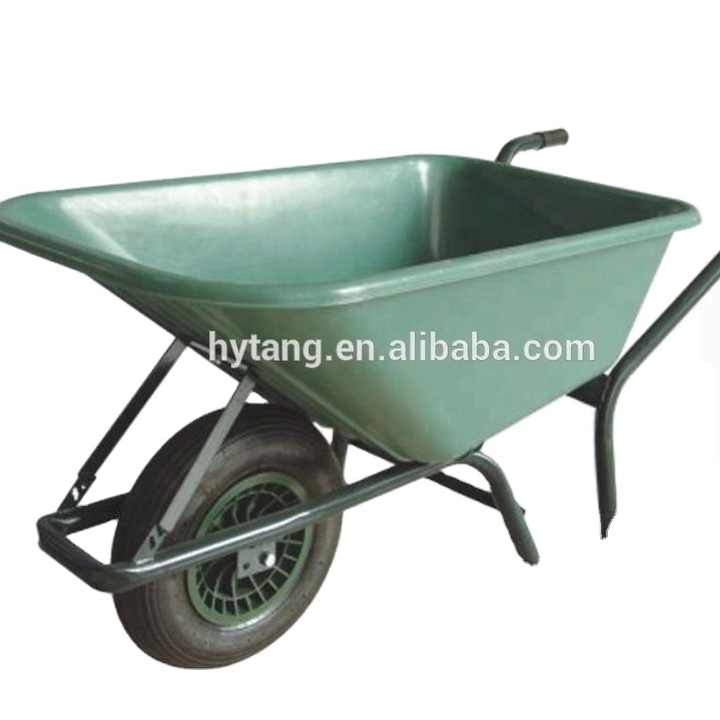 Green Color Plastic Bucket Garden Wheel Barrow WB6414 for Sale| Alibaba.com