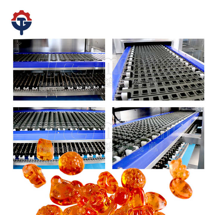 Intelligent Fully Automatic Gummy Production Line Candy Machinery With ...