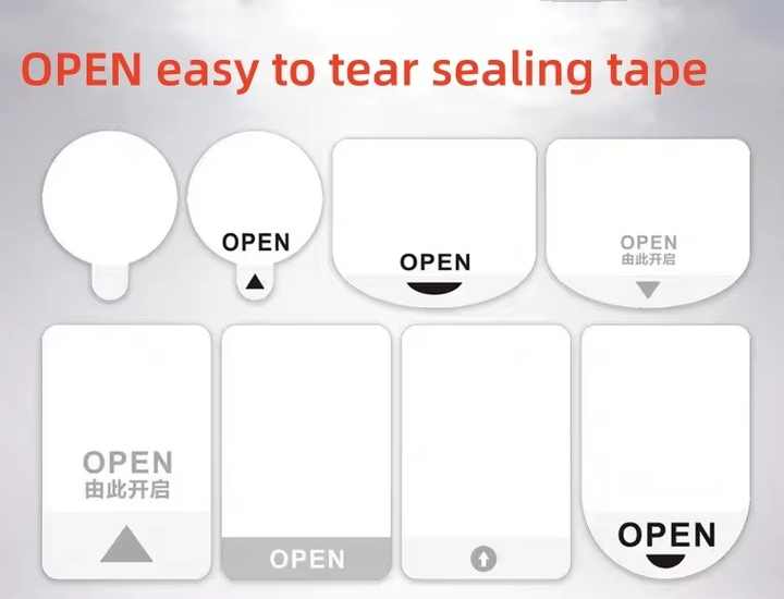 Customized Local Removal Adhesive Hand Tear Position Easy to Tear ...