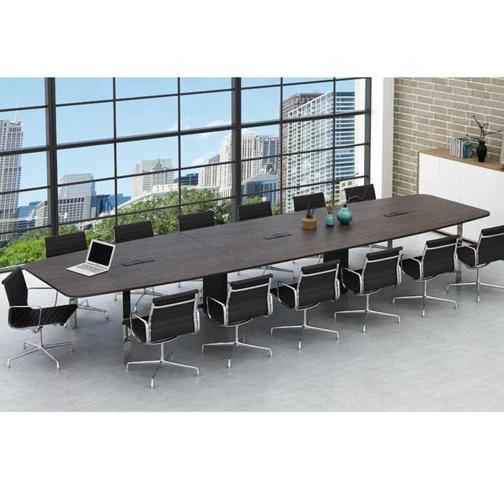 Modern Luxury Meeting Table Set Design High End Oval 16 Person ...