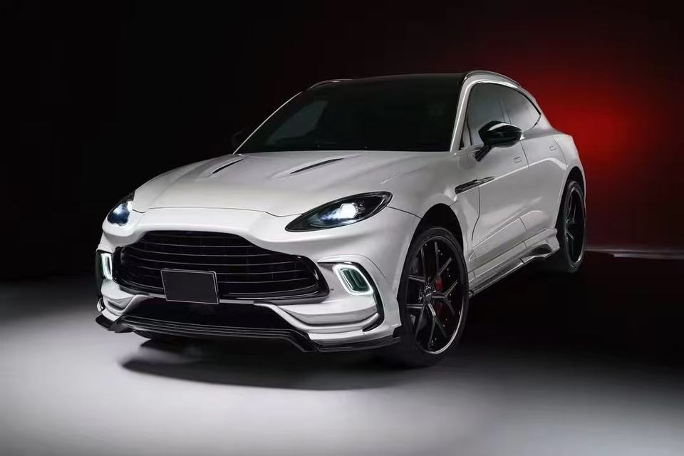 For Aston Martin DBX Upgrade WD Style Carbon Fiber Body Kit Front Lip ...