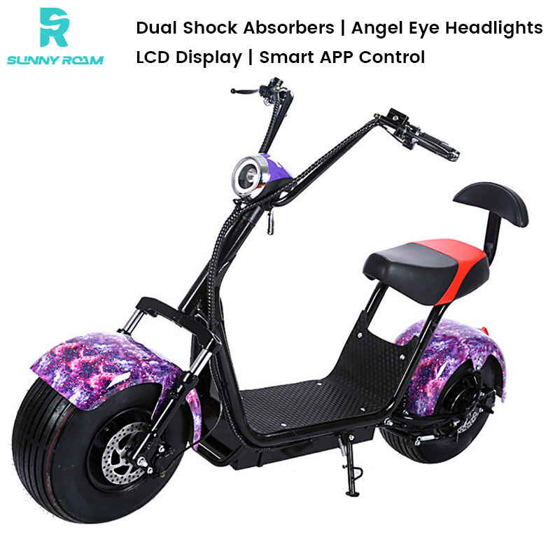2000W Electric City Coco Adult Fat Tire Citycoco Electrical Scooter ...