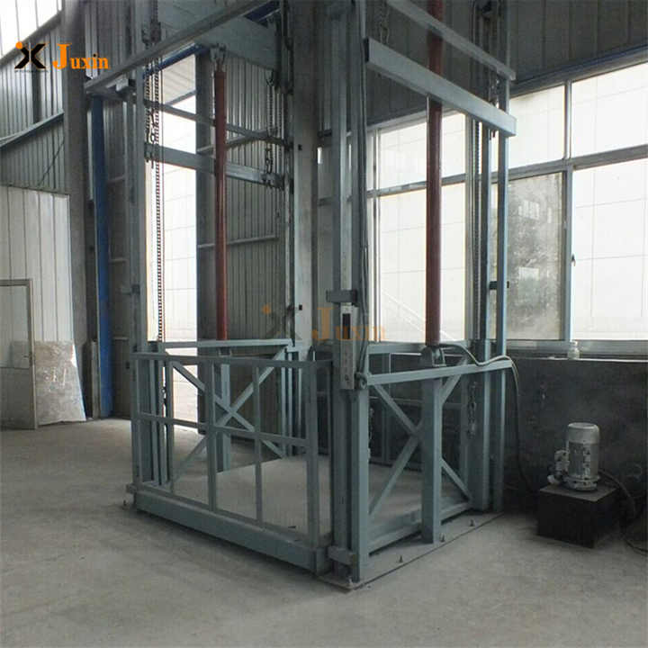 Guide Rail Elevator Warehouse Small Lifting Platform Workshop Logistics ...