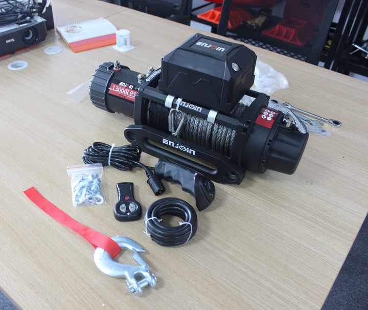 ENJOIN 12V 12000 LBS Electric Winch - off-Road Recovery Power