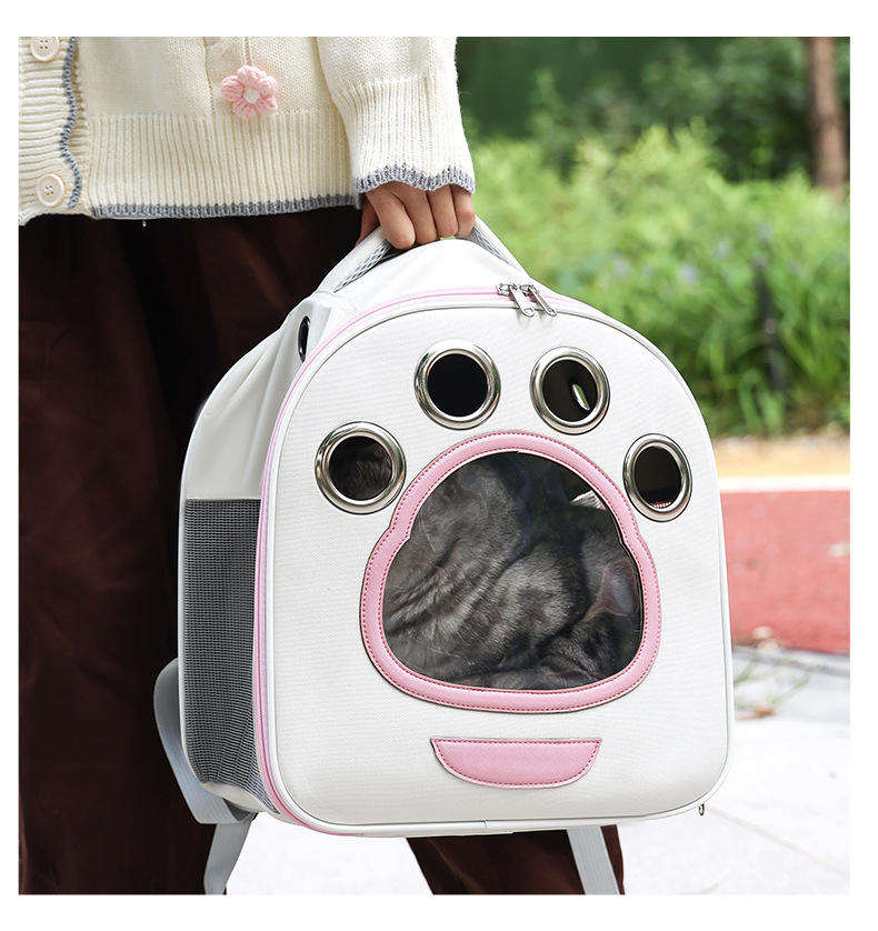 Wholesale Cat Travel Carrier Pet Bag Portable Backpack With Large Space ...