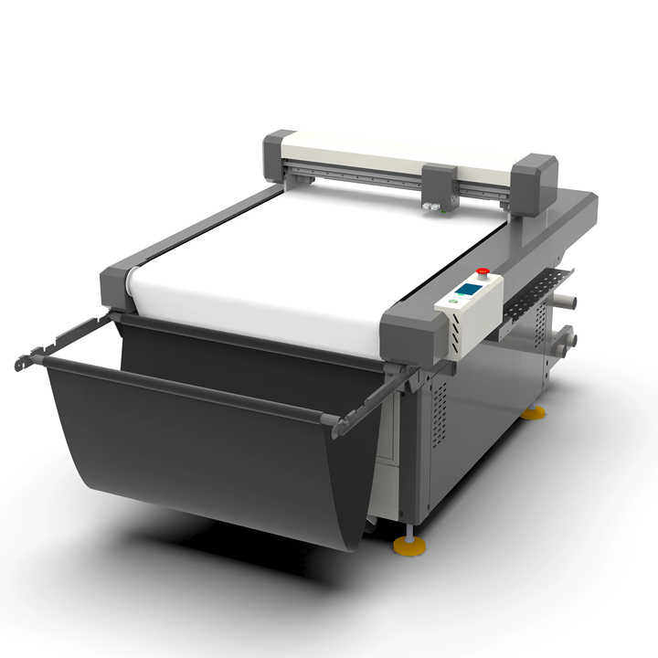 Cutting Plotter Machine Vinyl Cutter Double Blade High Speed Full Auto Vacuum 7090 Size Flatbed ...